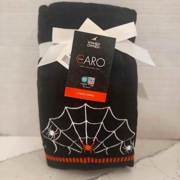 Caro Home | Holiday | Caro Home Spider Web Kitchen Towels Spooky ...
